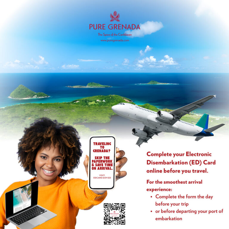 Grenada’s Online ED Card Is Now Live - Grenada Travel Expert